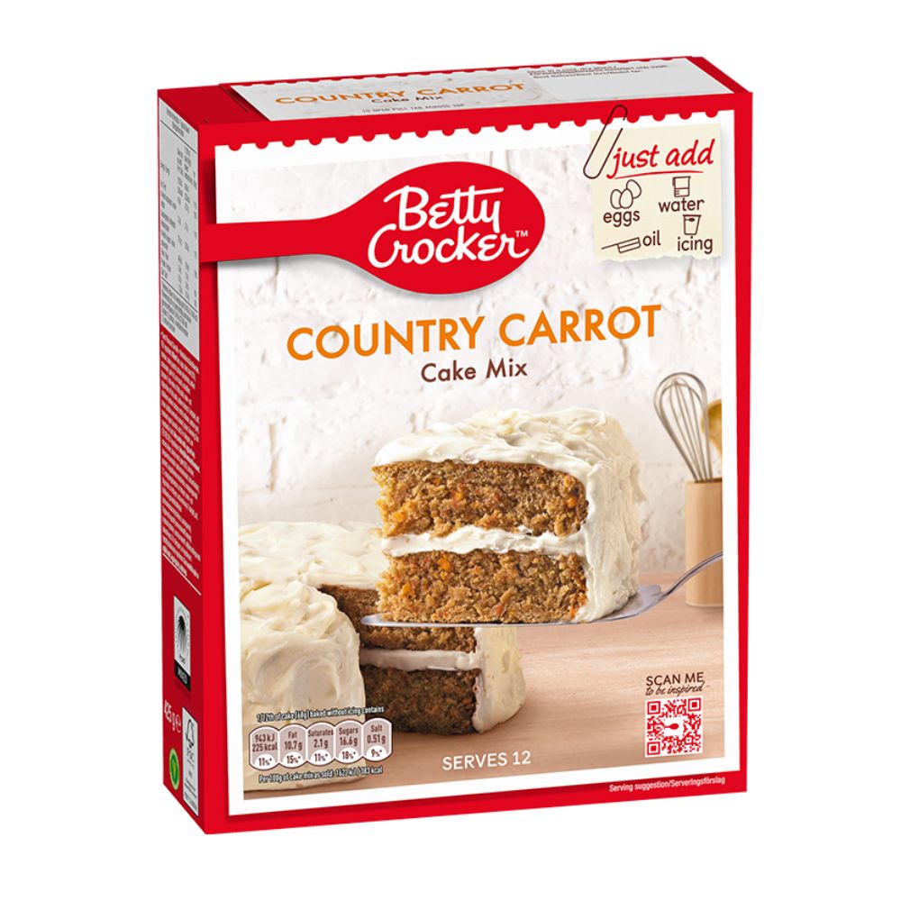 Betty Crocker Country Carrot Mélange à gâteau - préparation pour gâteau ...