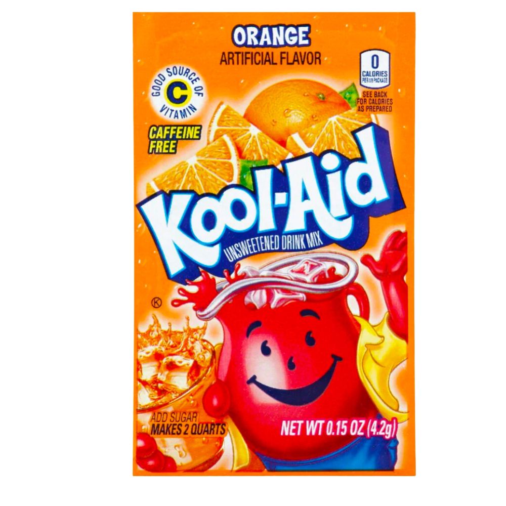 Kool Aid Orange - préparation pour boisson à l'orange de 3,9g ...